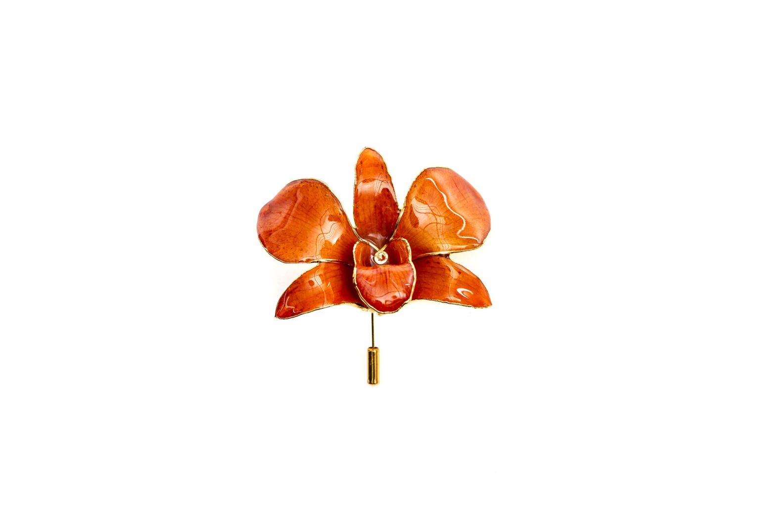 Orchid V-Pin Brooch – La Belle